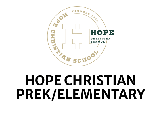 The K-5th years – Elementary – HOPE Christian PreK/Elementary